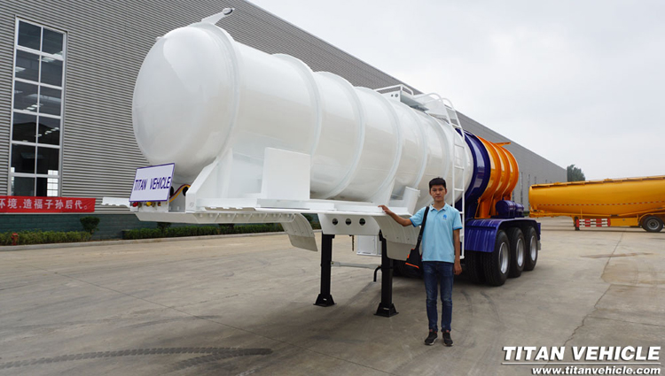 Bhachu Sulphiric Acid 19,000 liters Tanker Trailer