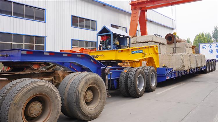 4 Axle 150 Ton Detahcable Gooseneck Lowboy Trailer for Sale In Kenya ...