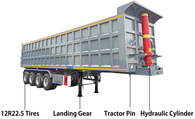 Bhachu 80 Ton Dump Truck Trailer for Sale In Kenya