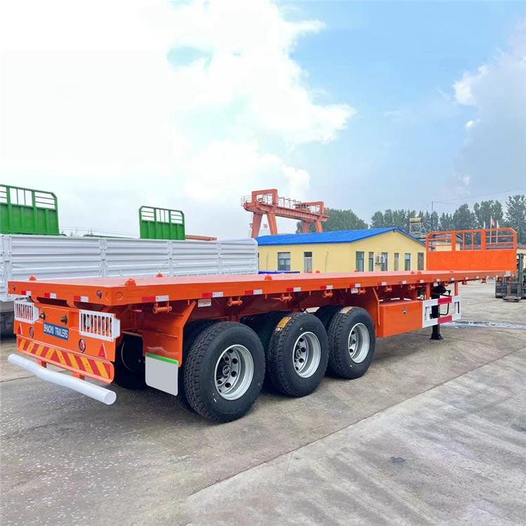 Tri Axle Trailer for Sale with Front Wall In Tanzania | Bhachu Trailers